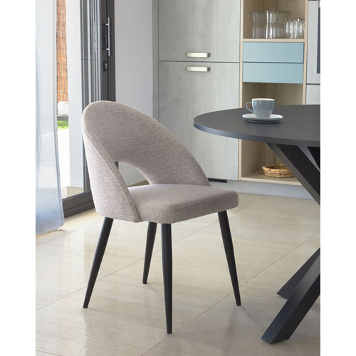 Grey upholstered dining chair store